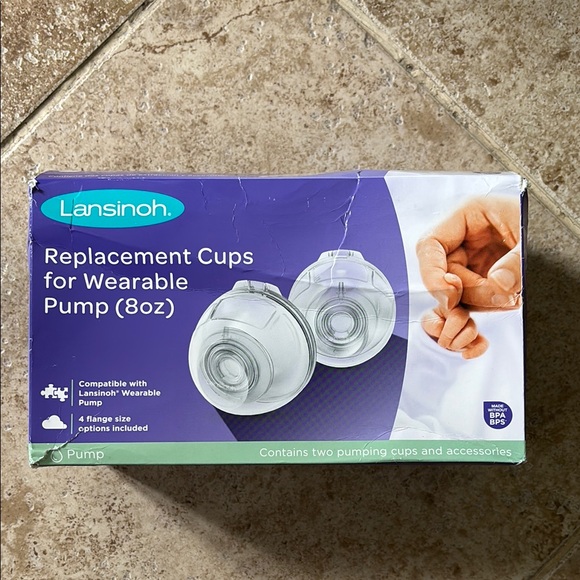 Lansinoh | Other | New Lansinoh Replacement Cups For Wearable Pump 8 Oz ...
